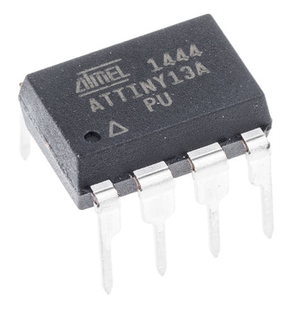 ATTINY13A-PU | Microchip ATtiny 系列 8 bit AVR MCU ATTINY13A-PU, 20MHz, 1 kB，64 B ROM 闪存, 64 B RAM ...