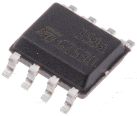 LM358AD | STMicroelectronics LM358AD 双 运算放大器, 1.1MHz增益带宽积, 5 → 28 V单电源电压, 8引脚 SOIC封装 ...