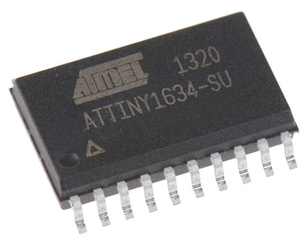 ATTINY1634R-SU | Microchip ATtiny 系列 8 bit AVR MCU ATTINY1634R-SU, 12MHz, 16 kB，256 B ROM 闪存, 1 ...