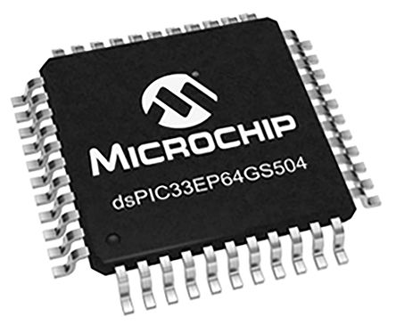 DSPIC33EP64GS504-I/PT | Microchip DSPIC33EP64GS504-I/PT 16bit 数字信号处理器 DSP, 1MHz, 64 kB ROM ...