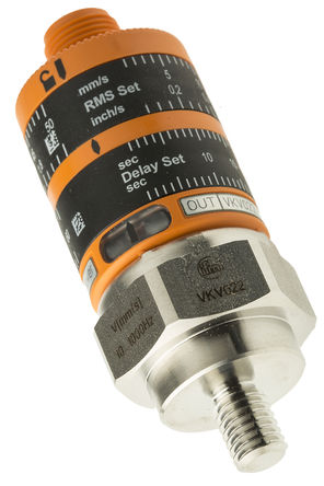 VKV022 | ifm electronic VKV022 0 → 50mm/s 振动传感器, 500 mA最大电流, -25°C → +80°C, 27（直径）x 73.1 mm ...