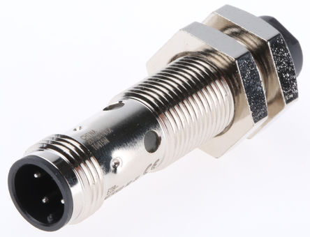 E2B-M12KN08-M1-B1 | Omron IP67 柱体 电感式传感器 E2B-M12KN08-M1-B1, 8 mm 检测范围, PNP输出, 12 → 24 V 直流电源 ...