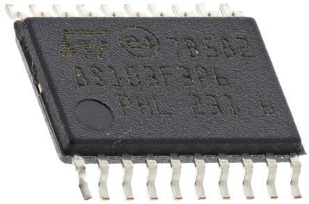 STM8S103F3P6 | STMicroelectronics STM8S 系列 8 bit STM8 MCU STM8S103F3P6, 16MHz, 640 B，8 kB ROM 闪存 ...
